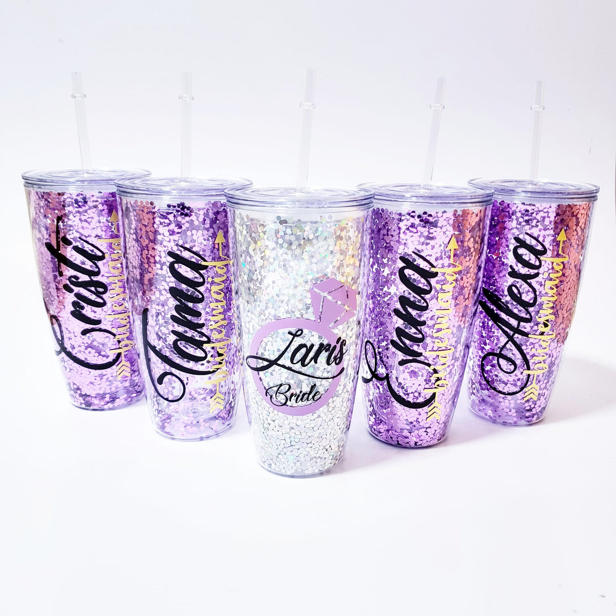 Vaso glitter 800ML – Team bride mx